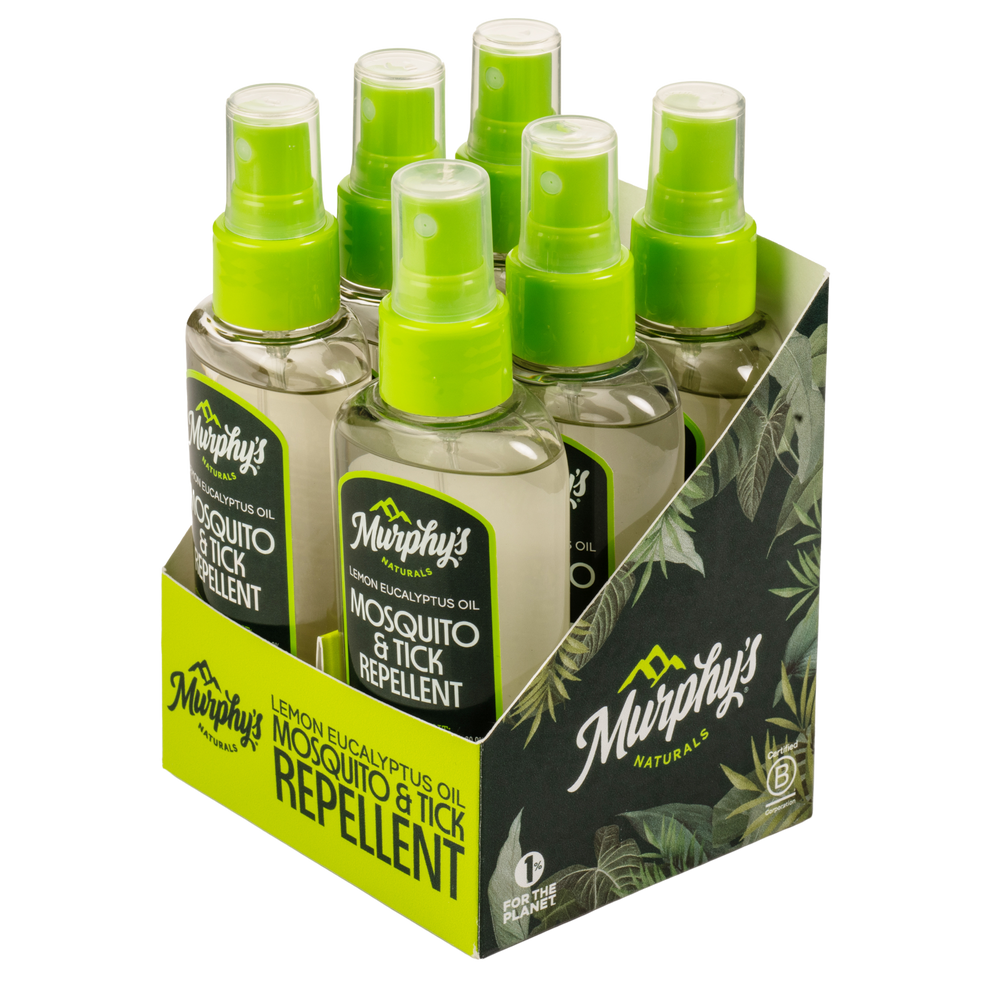Lemon Eucalyptus Oil Mosquito and Tick Repellent Spray (4oz) - Display ...